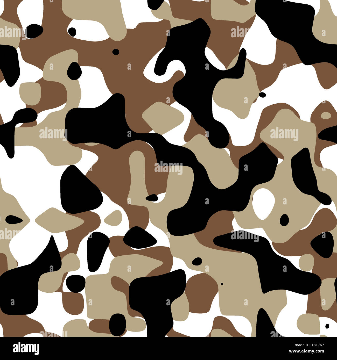 Snow and Open Terrain World War 2 US Military Camouflage Seamless ...