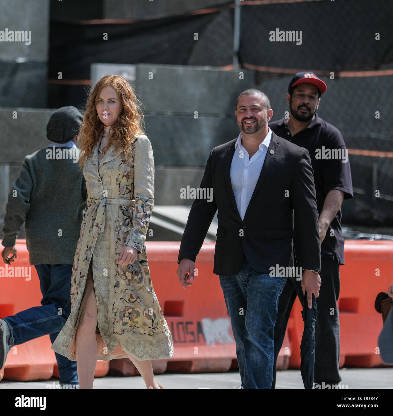 Nicole Kidman, Hugh Grant and Donald Sutherland on the set of the 'The ...