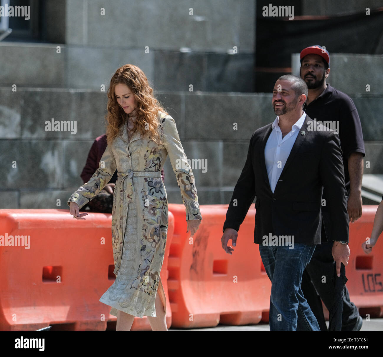 Nicole Kidman, Hugh Grant and Donald Sutherland on the set of the 'The ...