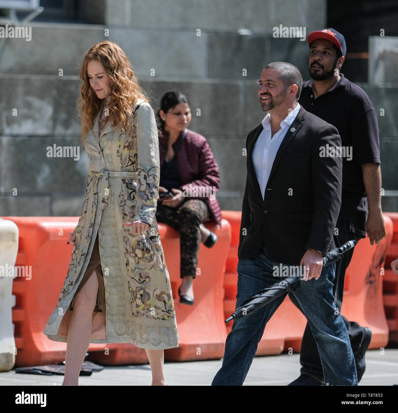 Nicole Kidman, Hugh Grant and Donald Sutherland on the set of the 'The ...