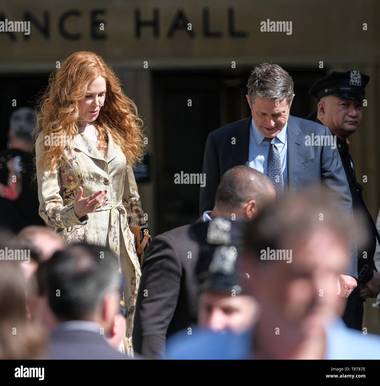 Nicole Kidman, Hugh Grant and Donald Sutherland on the set of the 'The ...