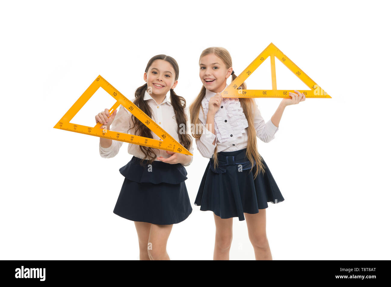 Favorite school subject. Education and school concept. School students ...