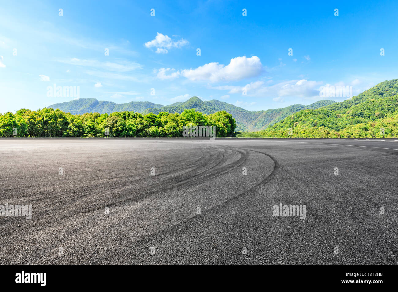 Race Car Track Background