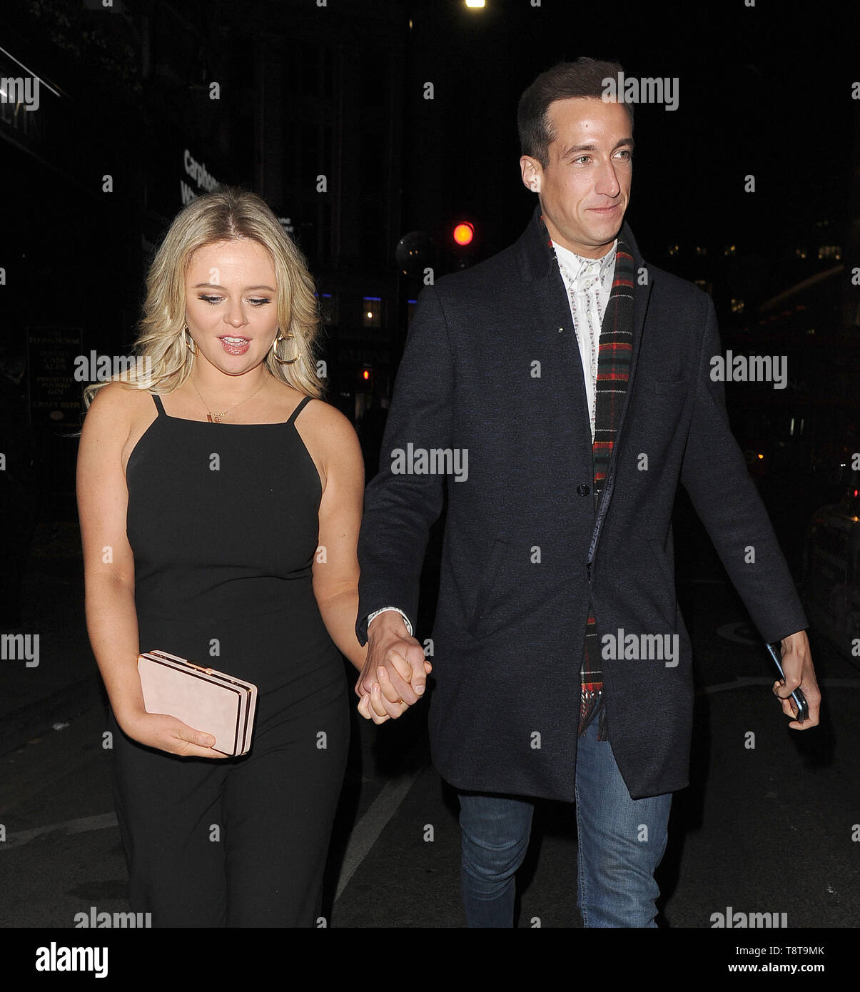 Emily Atack is seen for the first time, with her new boyfriend Rob ...