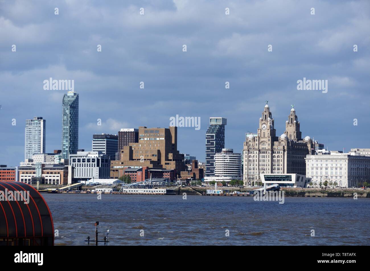 Views Of The Liverpool Waterfront From Woodside Stock Photo - Alamy