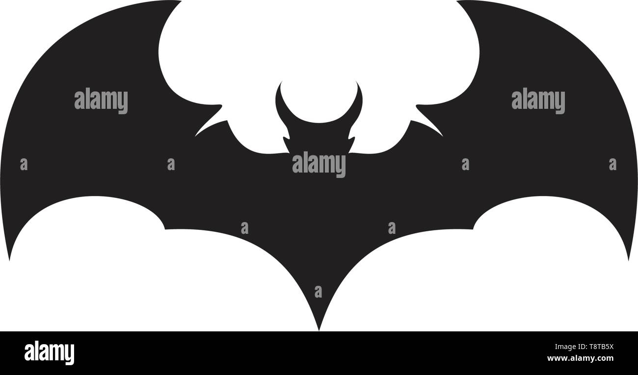 Bat logo and symbol template Stock Vector Image & Art - Alamy