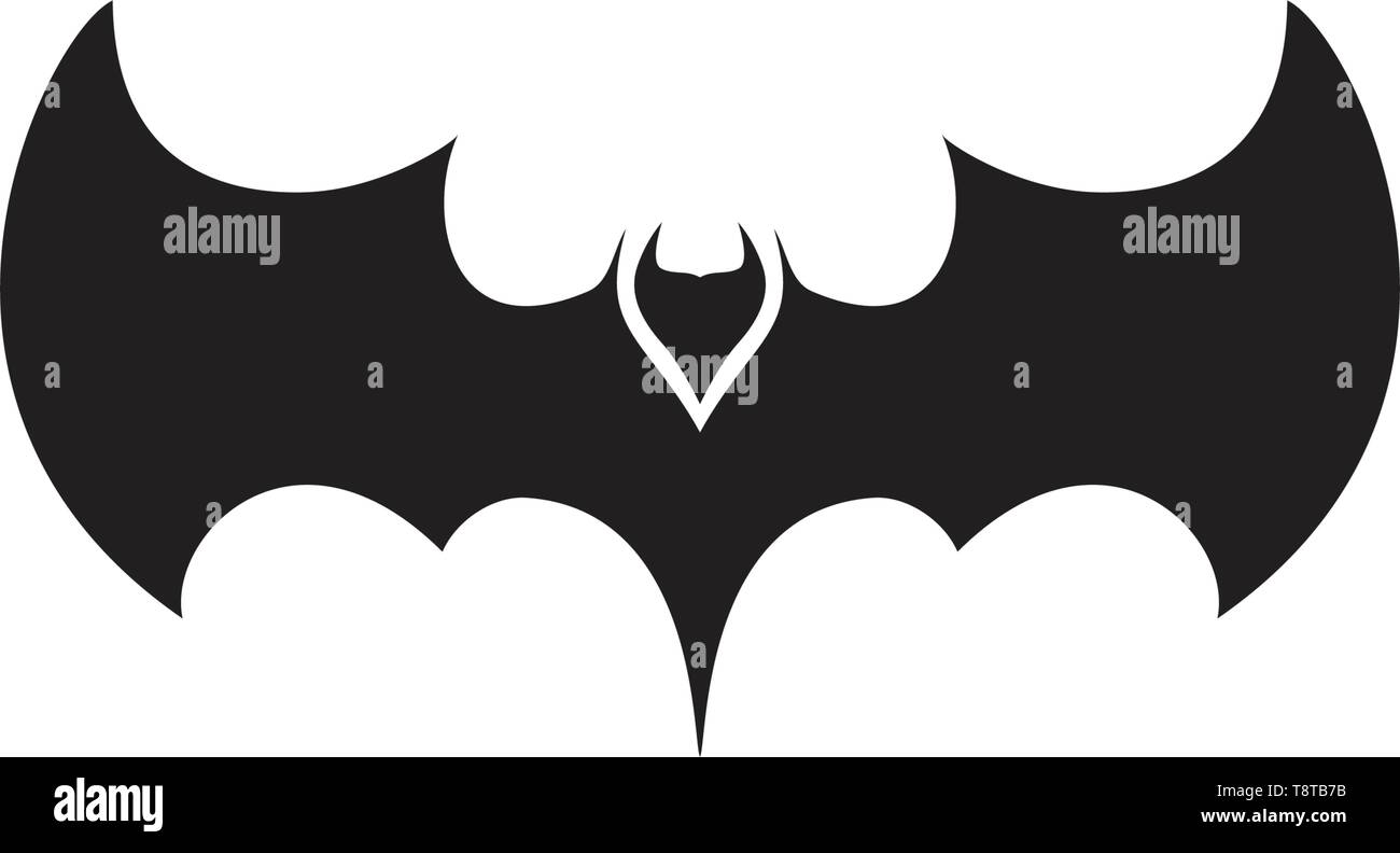 Bat logo and symbol template Stock Vector Image & Art - Alamy