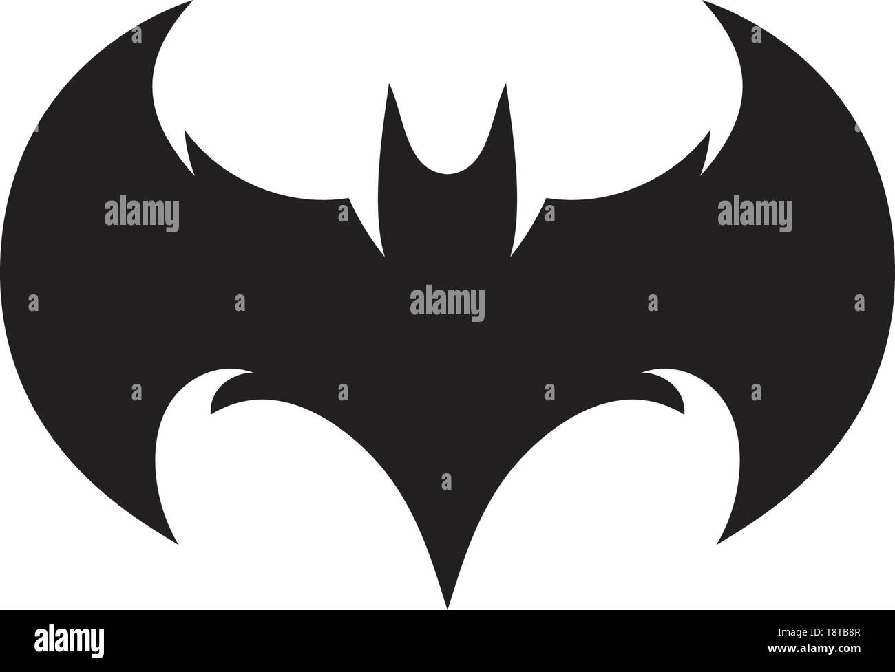 Bat logo and symbol template Stock Vector Image & Art - Alamy