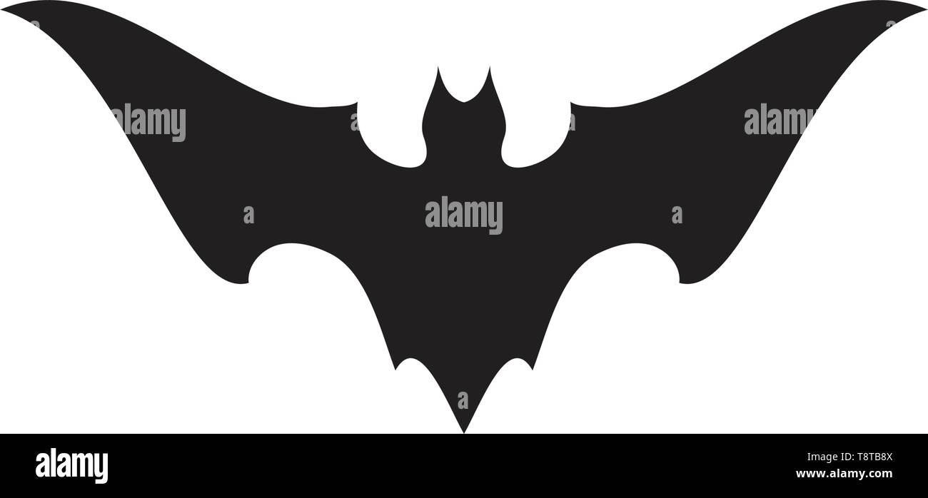 Bat logo and symbol template Stock Vector Image & Art - Alamy