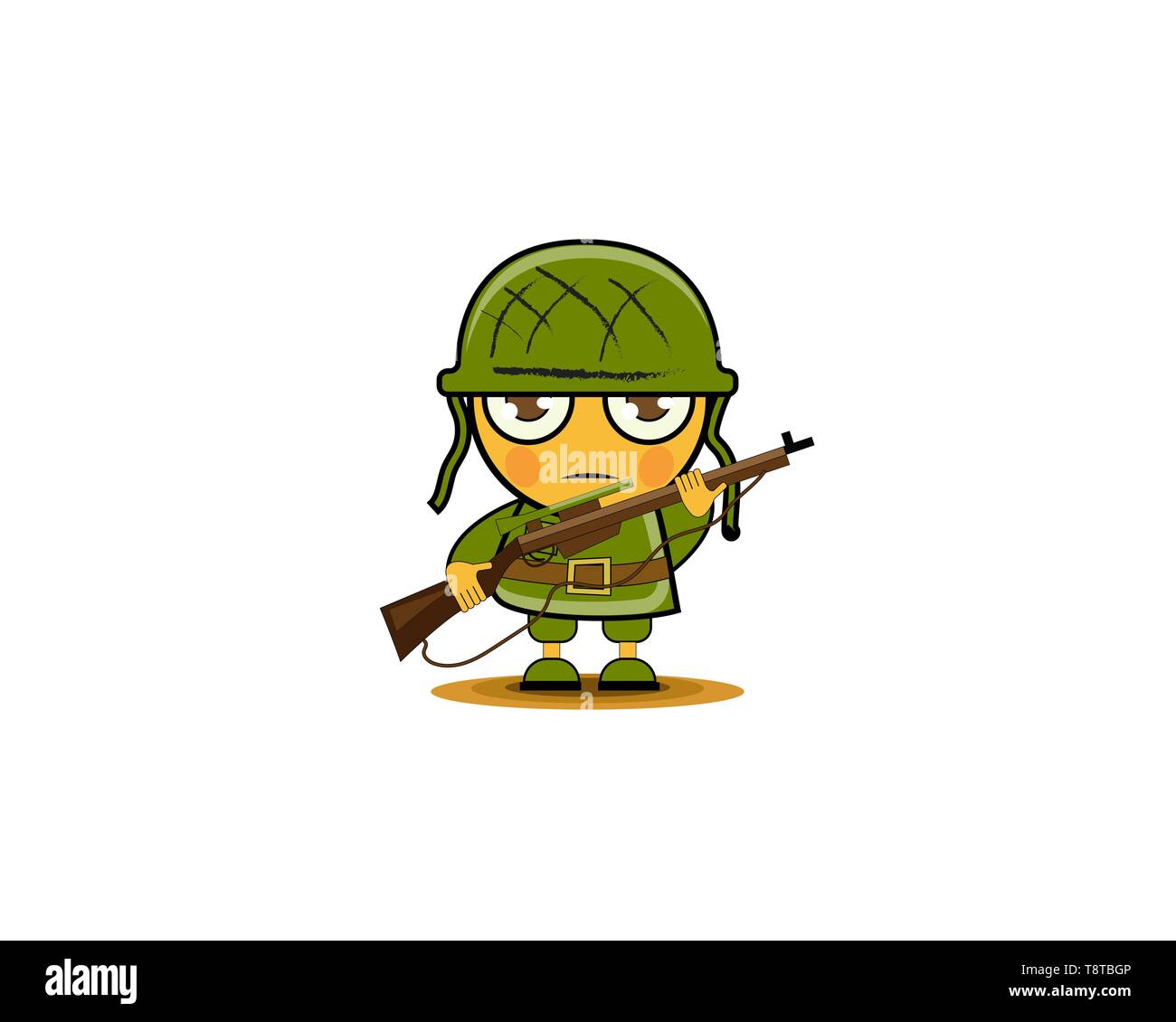 Cartoon soldier hi-res stock photography and images - Alamy