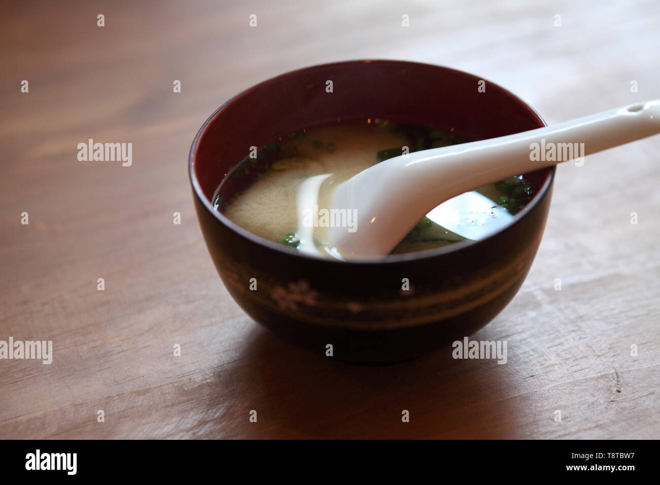 Miso soup , Japanese Food Stock Photo - Alamy