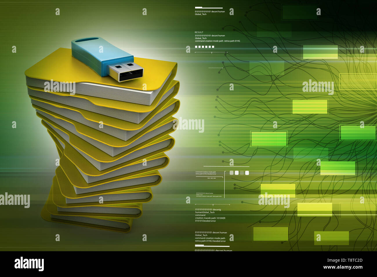 Folder stick hi-res stock photography and images - Alamy