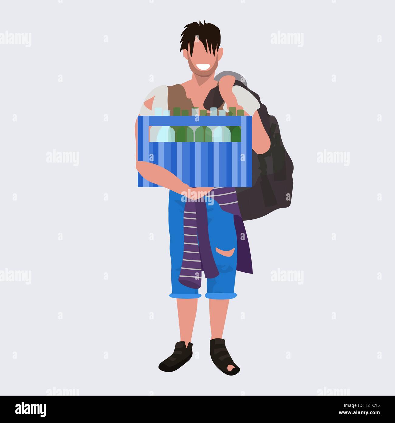 Homeless Stock Vector Images - Alamy