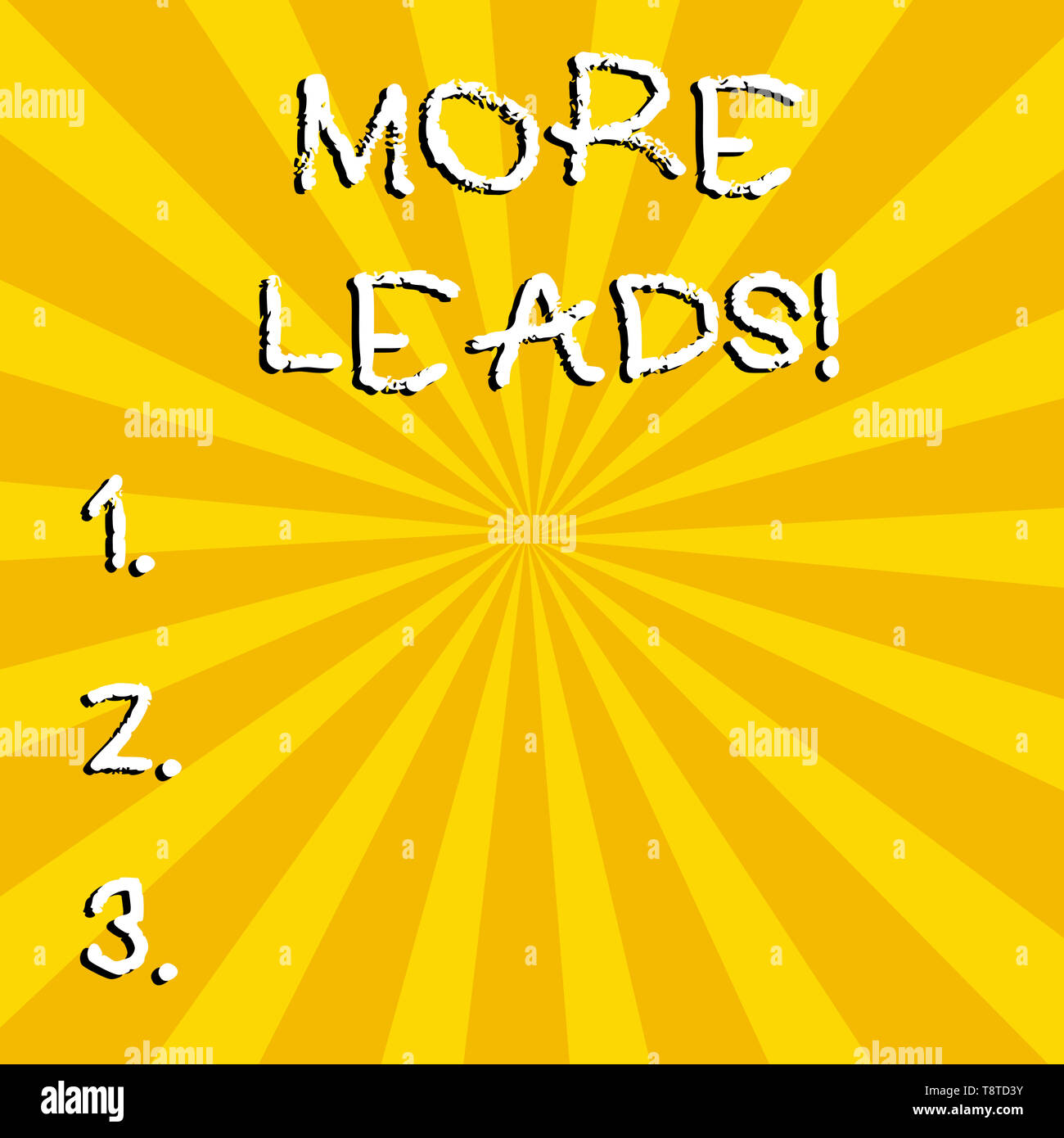 Conceptual hand writing showing More Leads. Concept meaning initiation ...