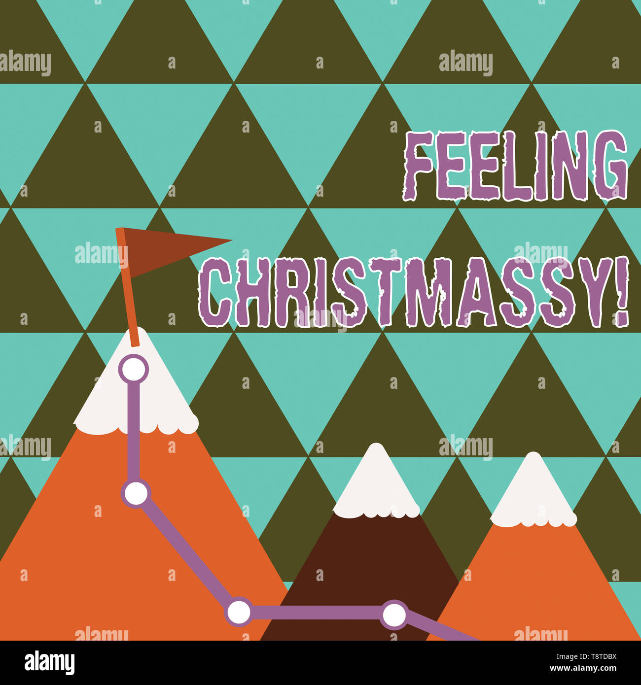 Writing note showing Feeling Christmassy. Business concept for ...