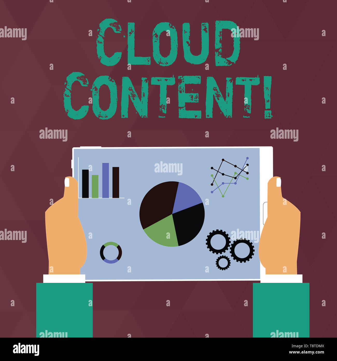 Handwriting text writing Cloud Content. Conceptual photo Standalone ...