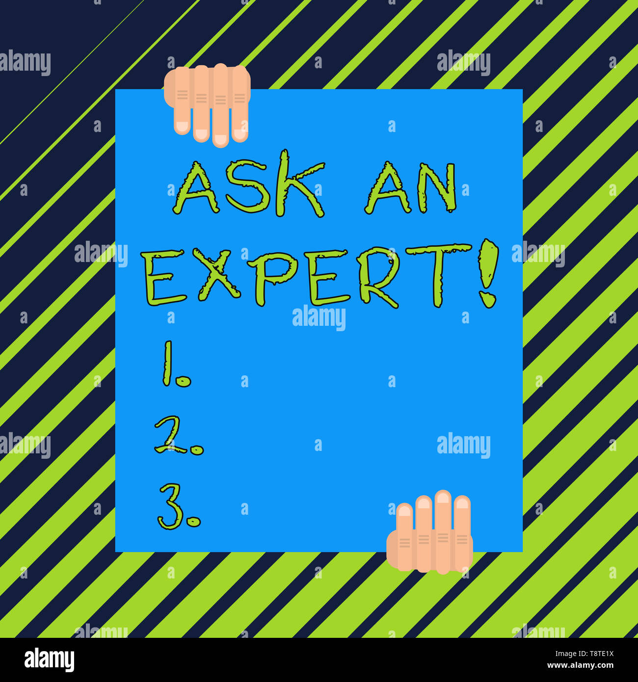 Word writing text Ask An Expert. Business photo showcasing confirmation ...