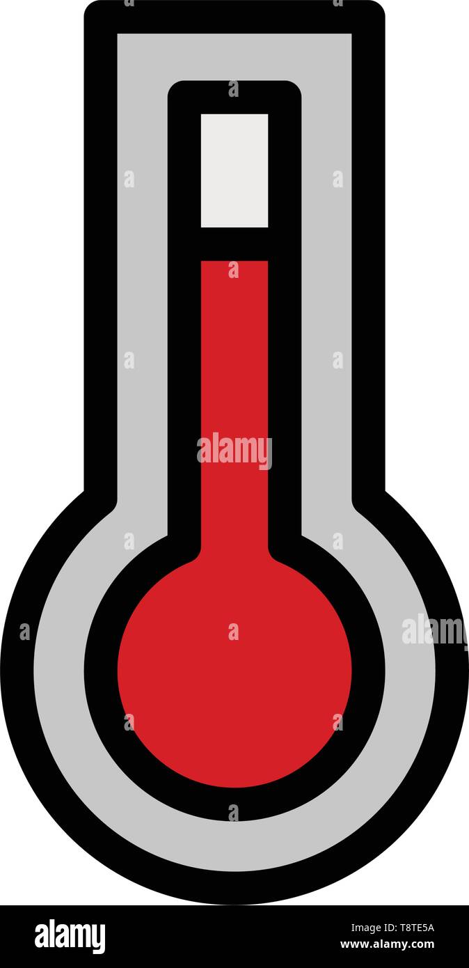 hot temperature Summer vector logo icon or illustration. Editable ...