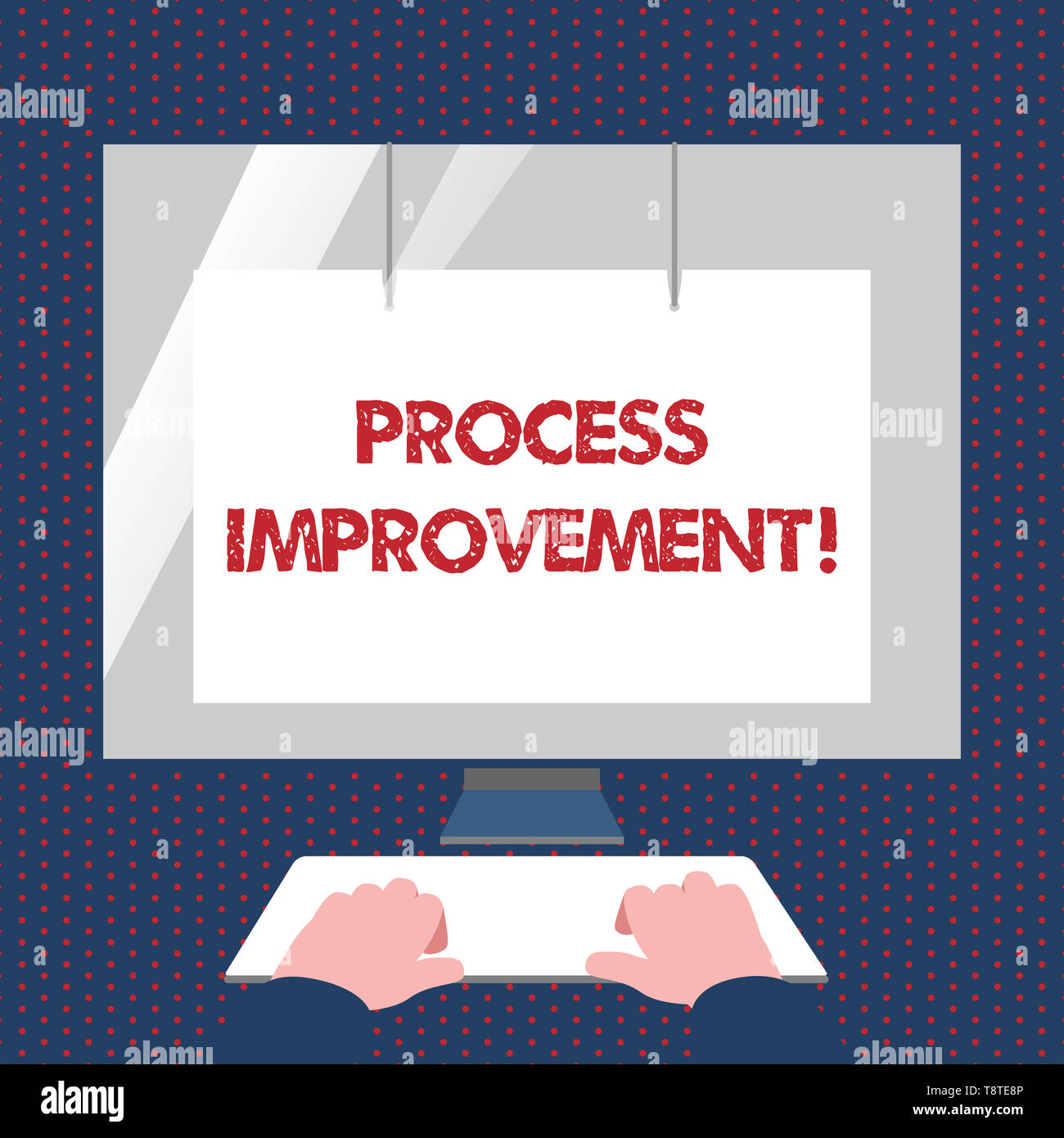 Conceptual hand writing showing Process Improvement. Concept meaning ...
