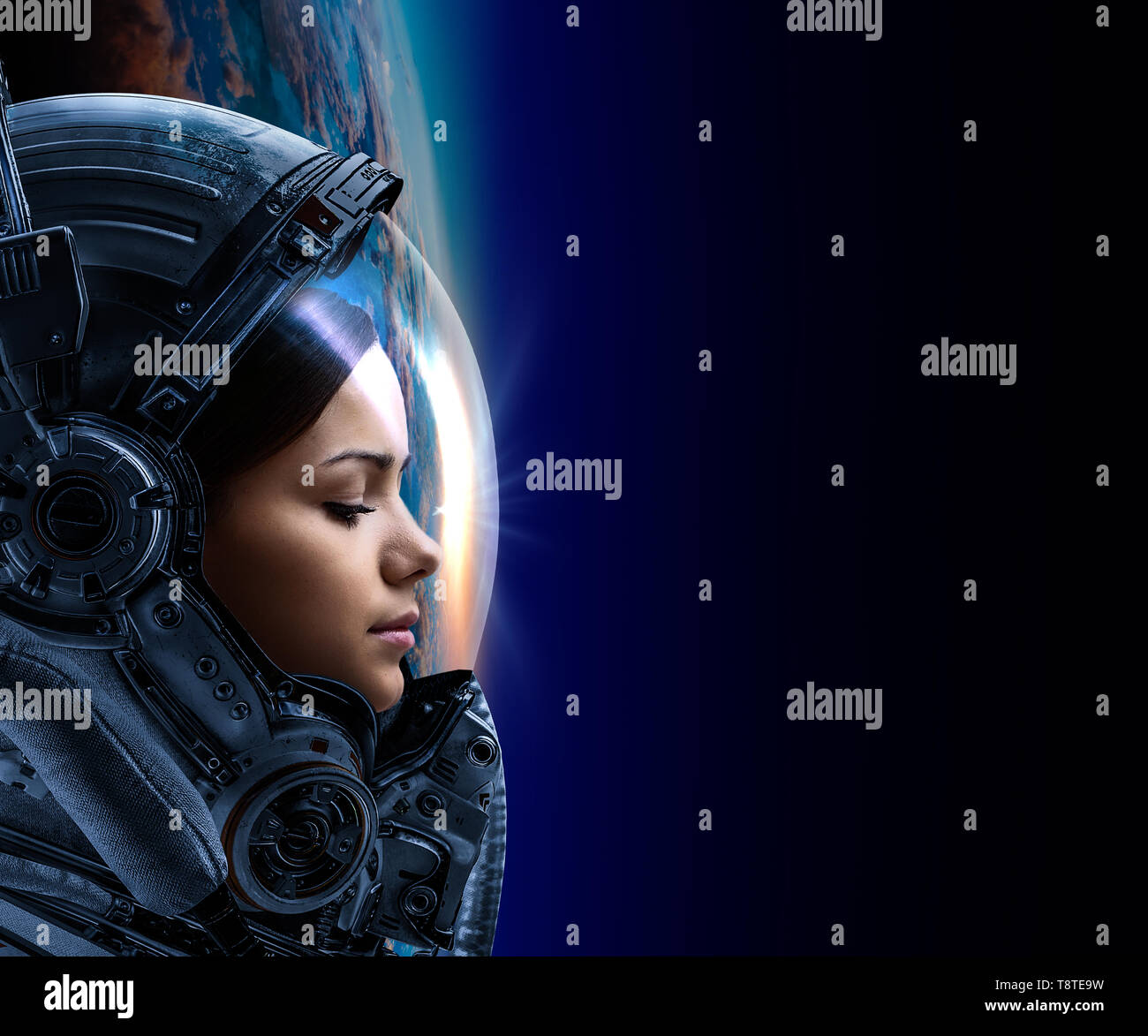 Female astronaut hi-res stock photography and images - Alamy