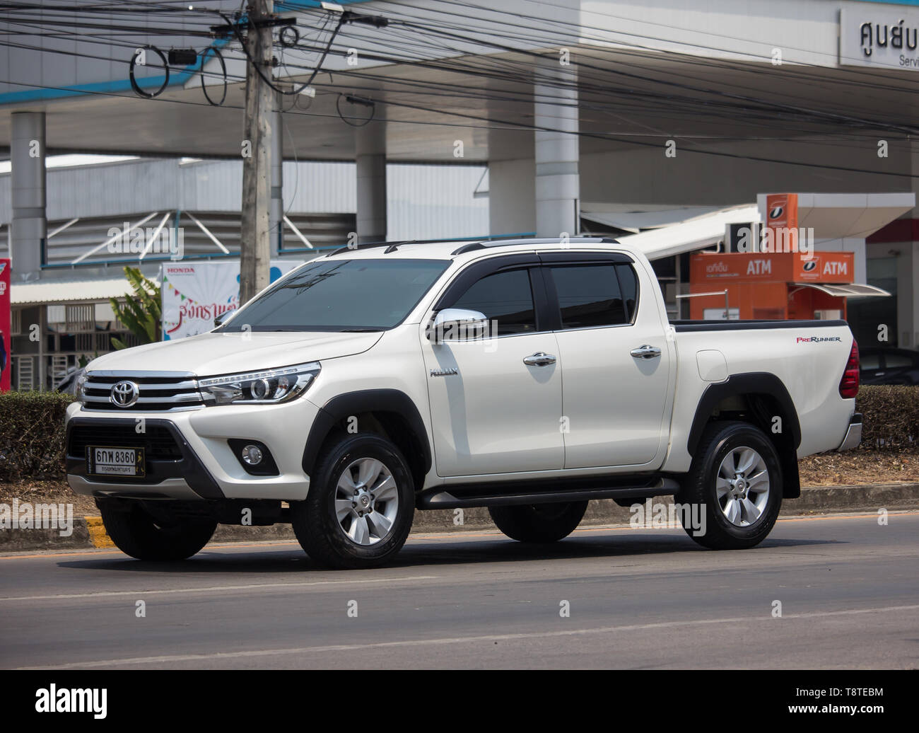 Chiangmai, Thailand - April 30 2019: Private Pickup Truck Car Toyota ...