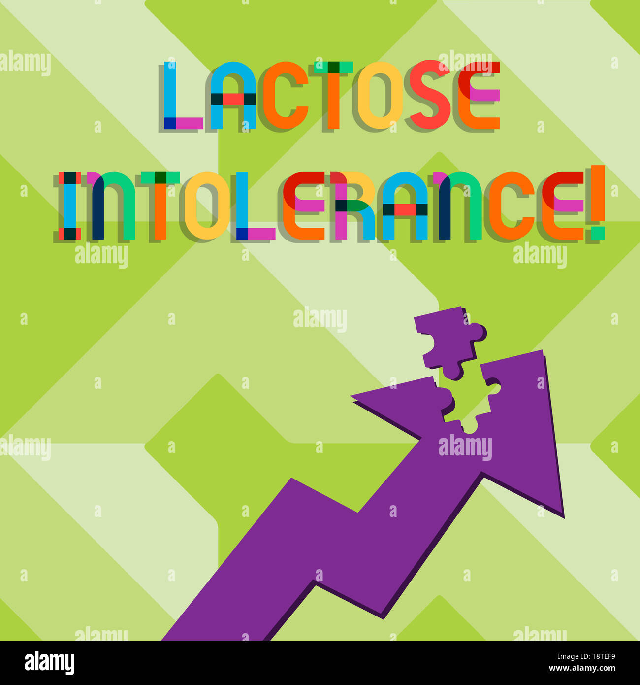 Handwriting text writing Lactose Intolerance. Conceptual photo ...