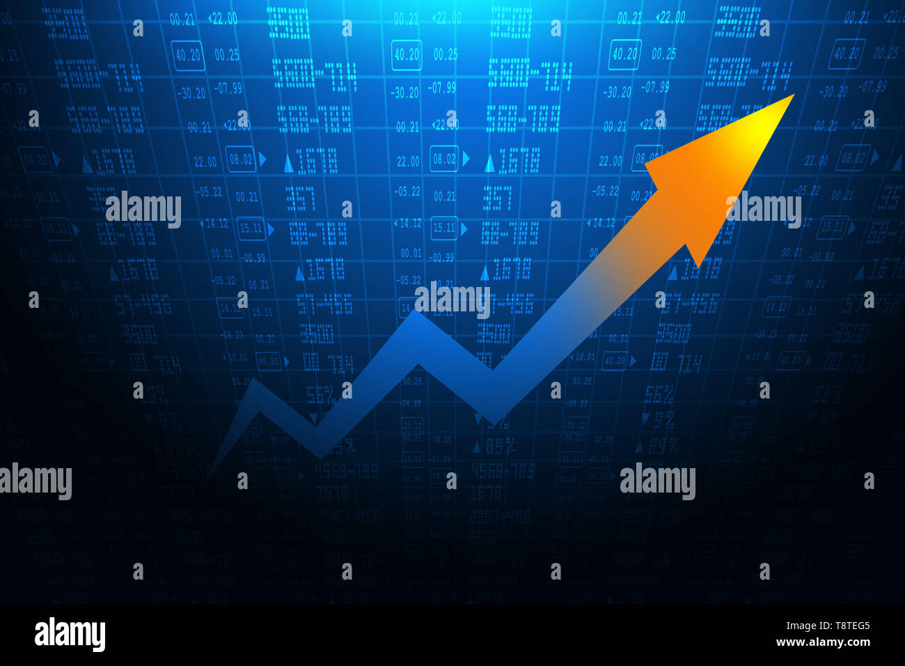 Stock market business graph Stock Photo - Alamy
