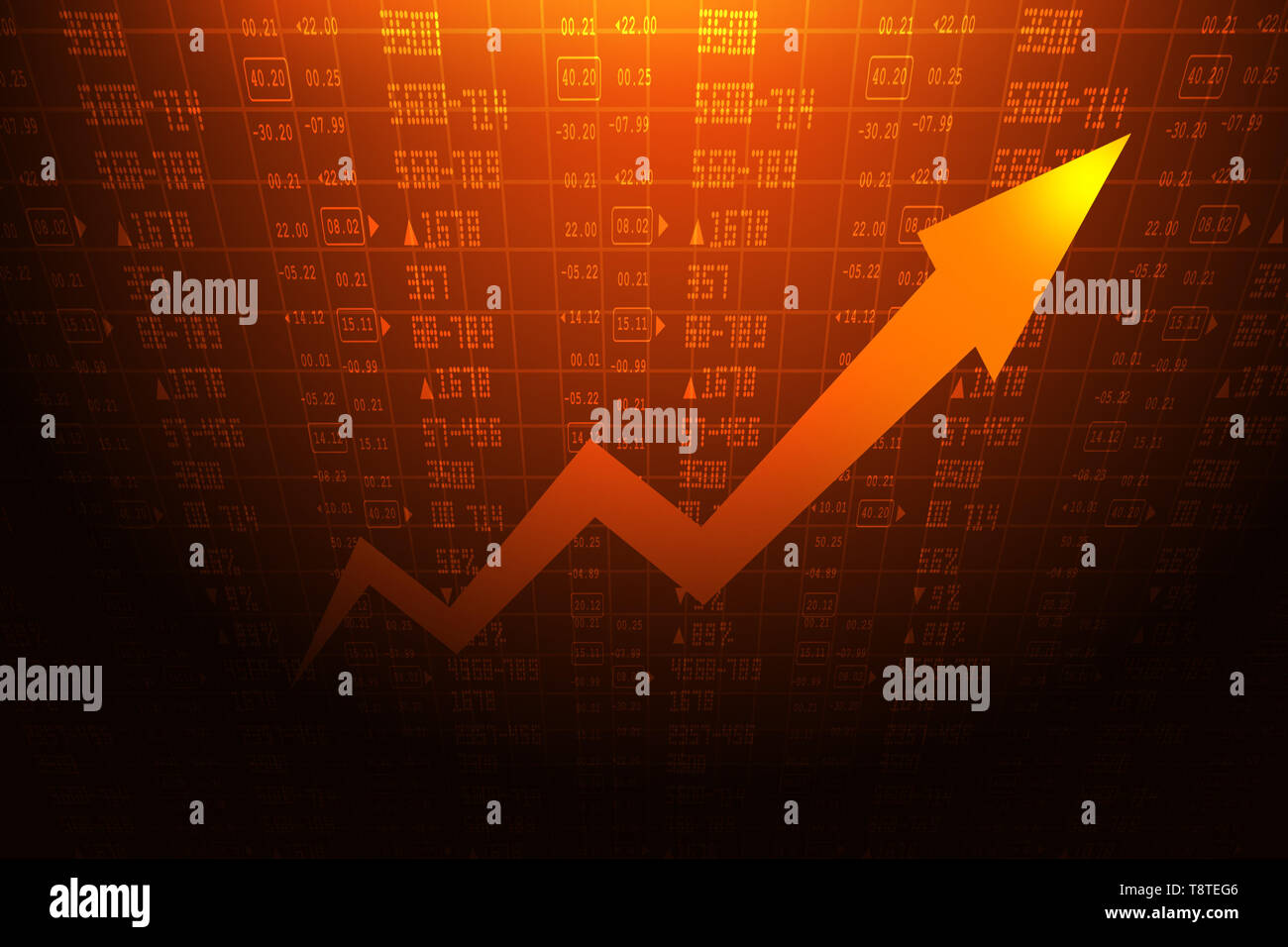 Stock market business graph Stock Photo - Alamy