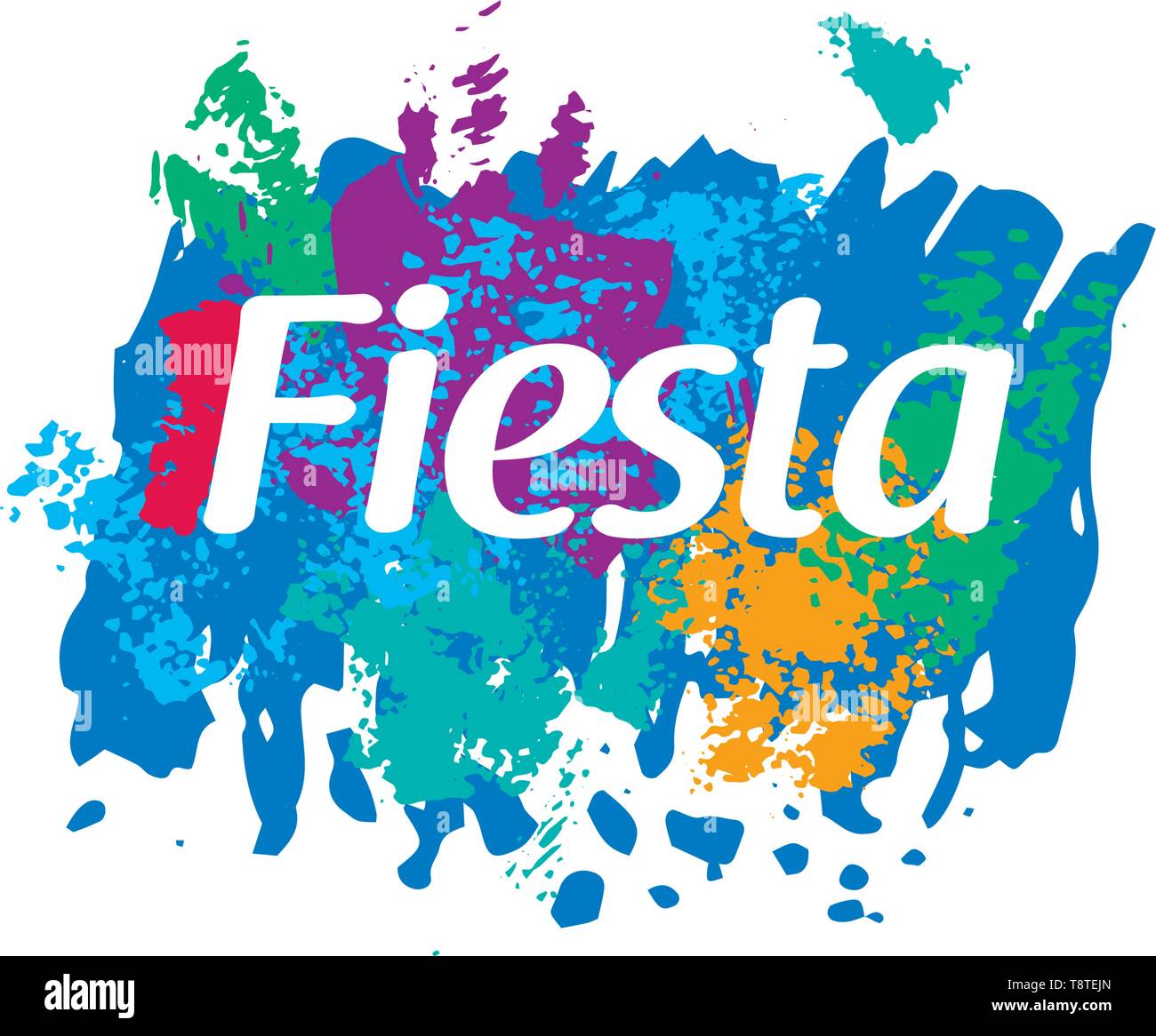 Abstract logo for the Fiesta. Vector illustration Stock Vector Image ...