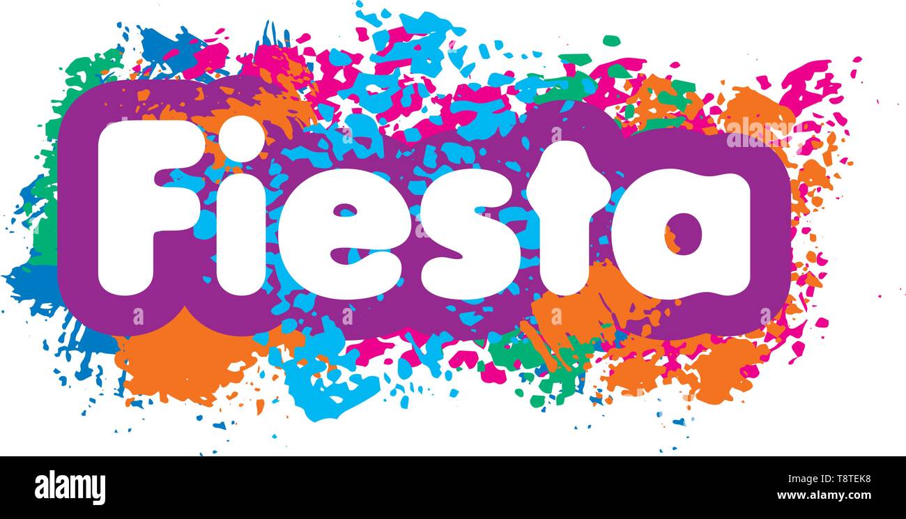 Abstract logo for the Fiesta. Vector illustration Stock Vector Image ...