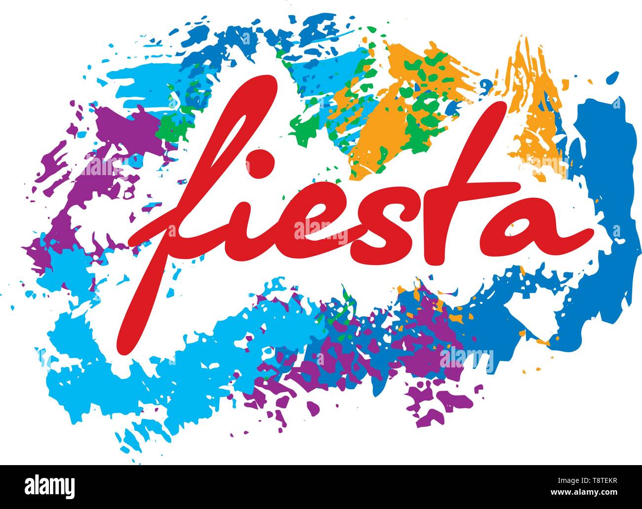 Abstract logo for the Fiesta. Vector illustration Stock Vector Image ...