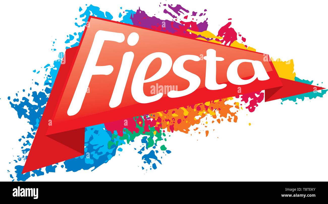 Abstract logo for the Fiesta. Vector illustration Stock Vector Image ...