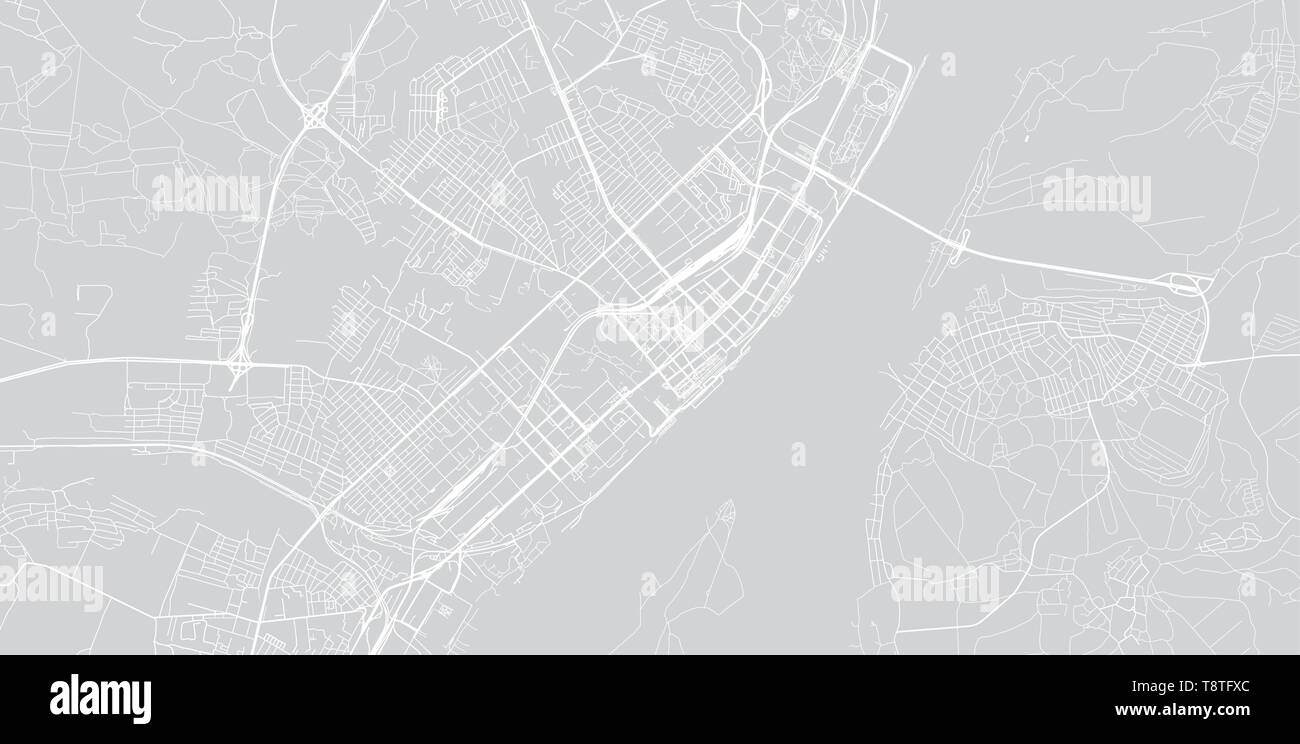 Urban vector city map of Volgograd, Russia Stock Vector Image & Art - Alamy