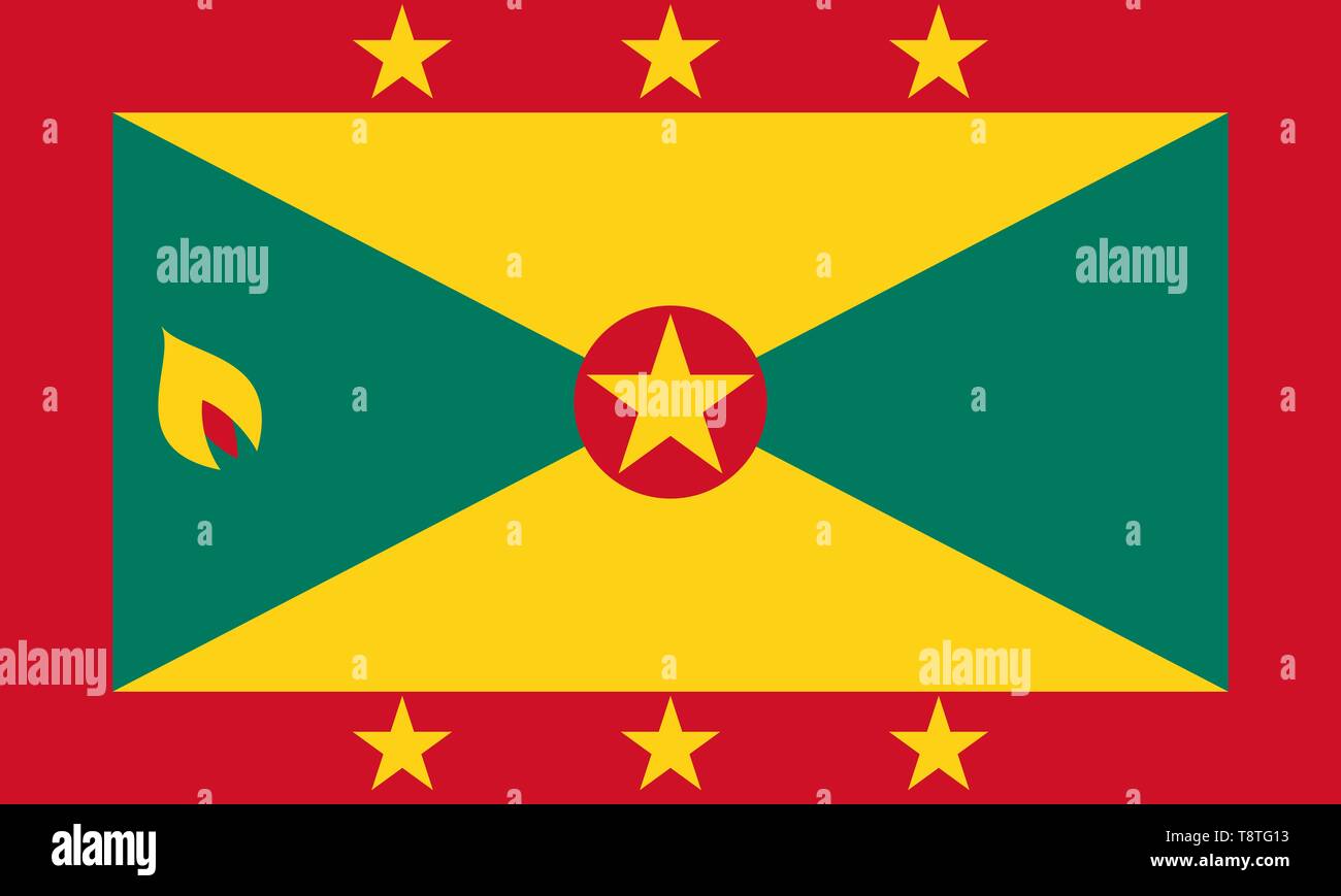Flag of the grenada hi-res stock photography and images - Alamy