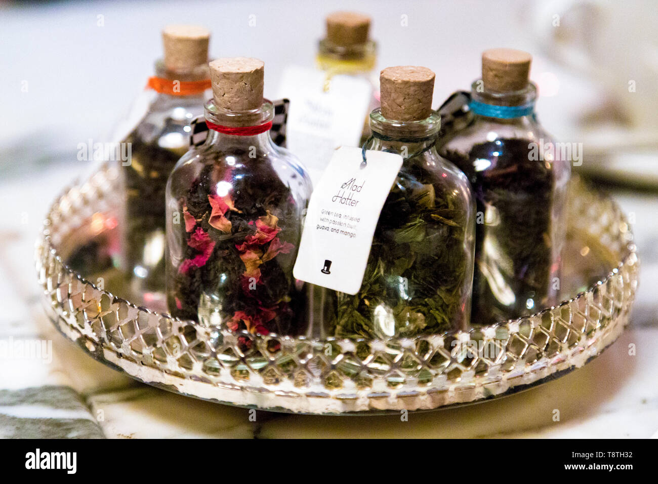 Mad Hatters Tea Party, afternoon tea at the Sanderson Hotel, London, UK ...