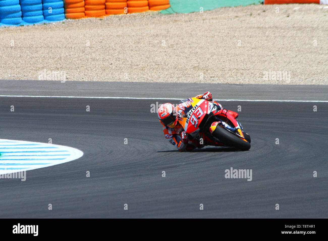 Sunday race, MotoGP Spain round, Marc Marquez in action Stock Photo - Alamy