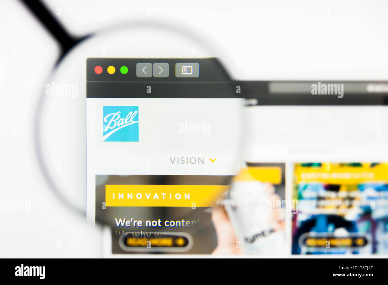 Richmond, Virginia, USA - 9 May 2019: Illustrative Editorial of Balchem ...