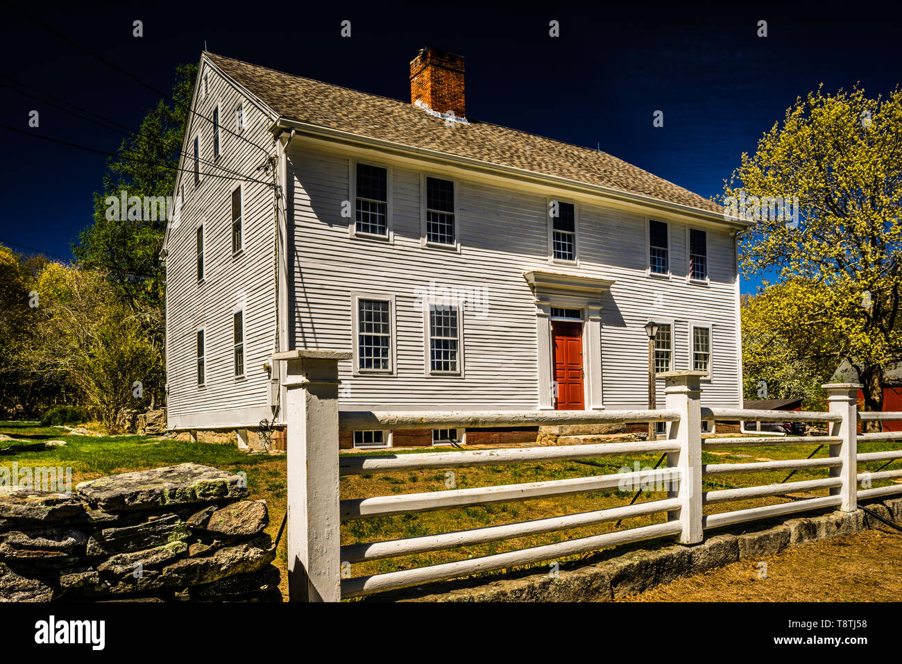 Nathan Lester House Ledyard, Connecticut, USA Stock Photo - Alamy