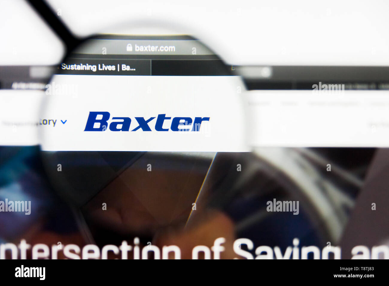 Baxter logo hi-res stock photography and images - Alamy