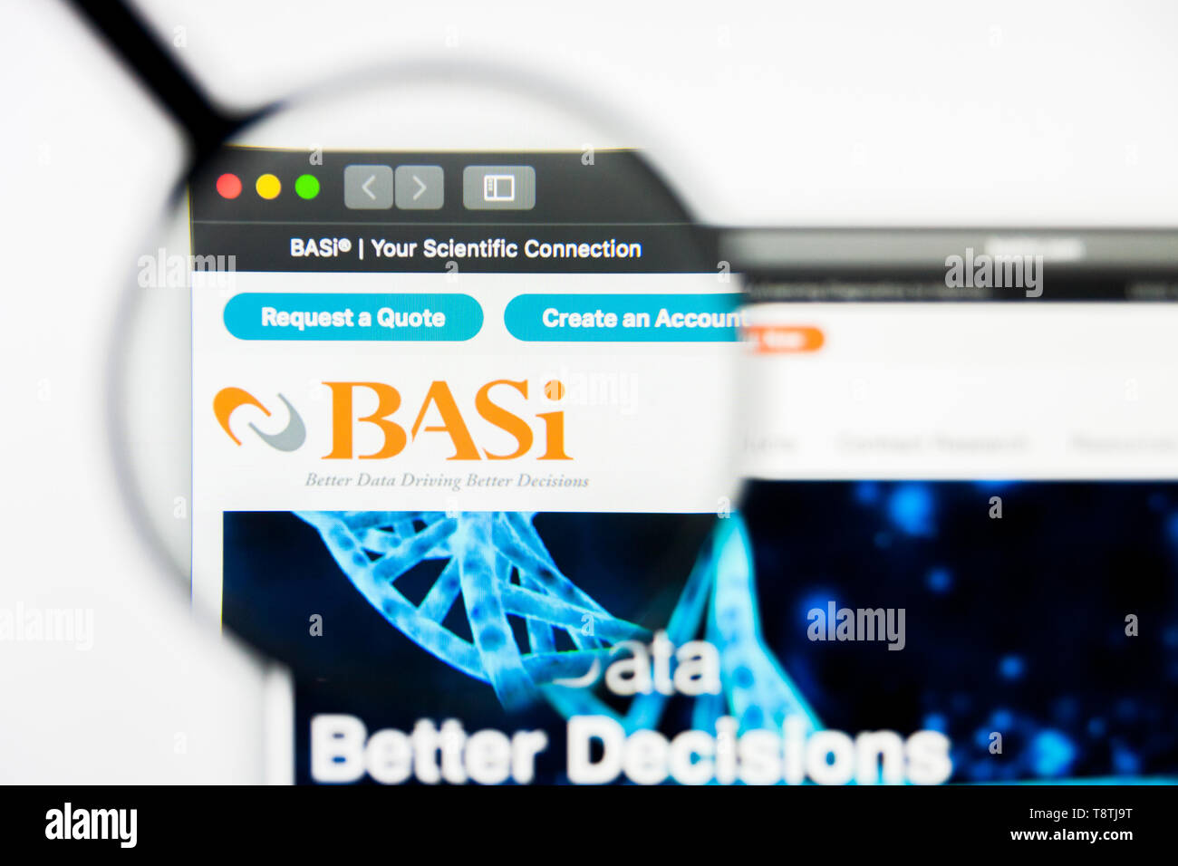 Richmond, Virginia, USA - 9 May 2019: Illustrative Editorial of BASI ...