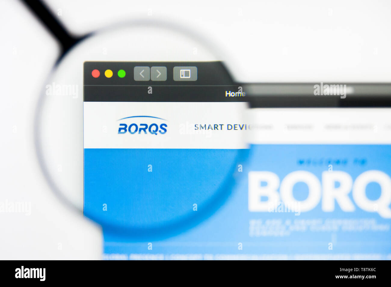 Richmond, Virginia, USA - 9 May 2019: Illustrative Editorial of Borqs Technologies Inc website ...