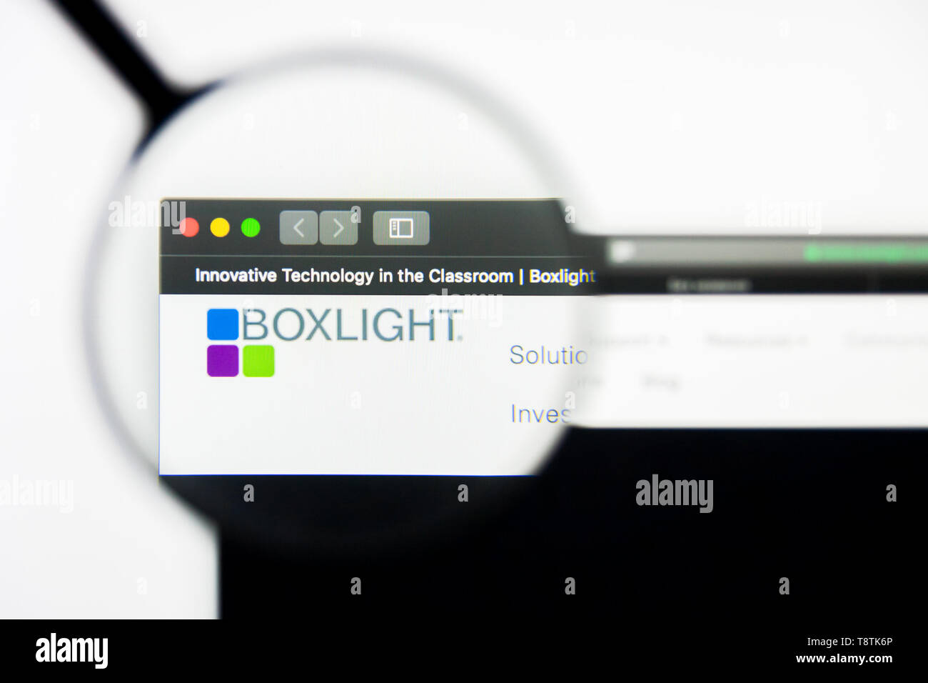 Boxlight hi-res stock photography and images - Alamy