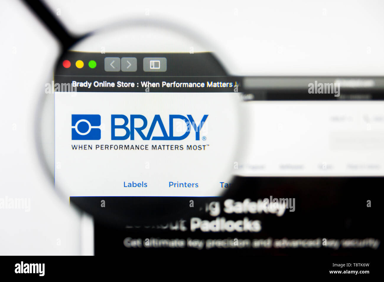 Richmond, Virginia, USA - 9 May 2019: Illustrative Editorial of Brady ...