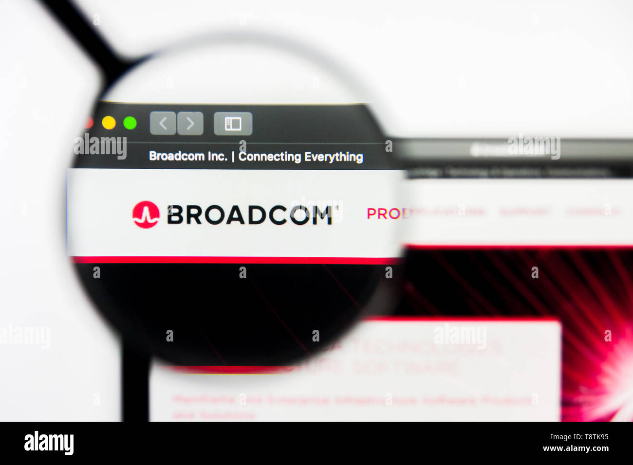 Broadcom inc logo hi-res stock photography and images - Alamy
