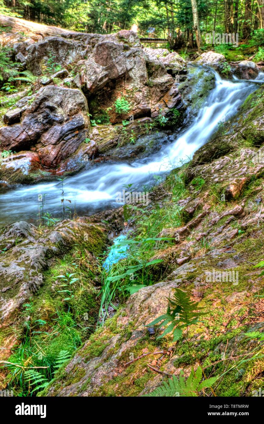 Overlooked Falls, Porcupine Mountains Wilderness State Park, Michigan ...