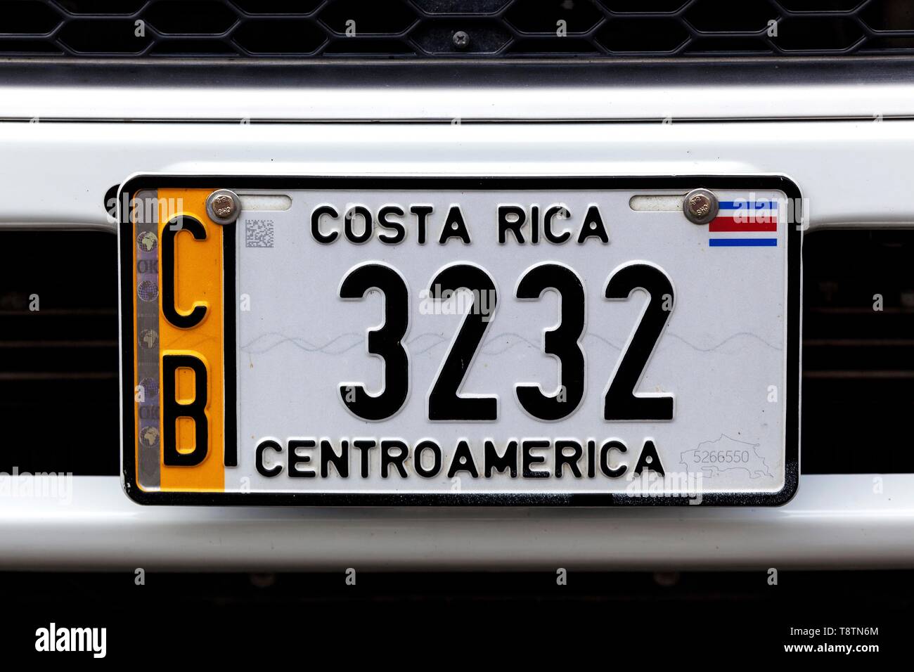 License plate, number plate, Costa Rica Stock Photo - Alamy