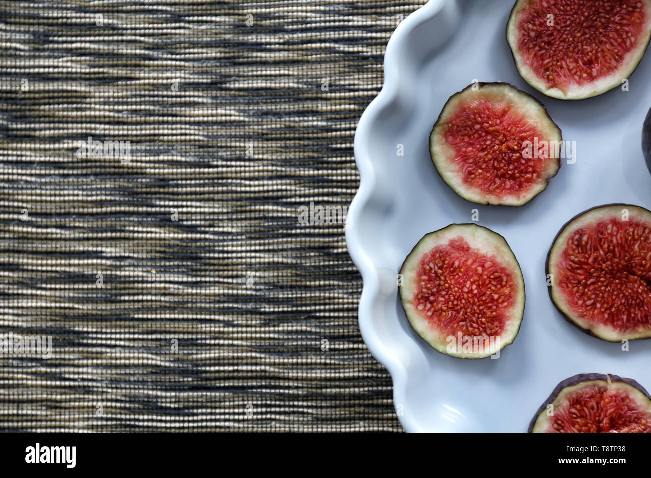 Healthy fresh fig slices hi-res stock photography and images - Alamy