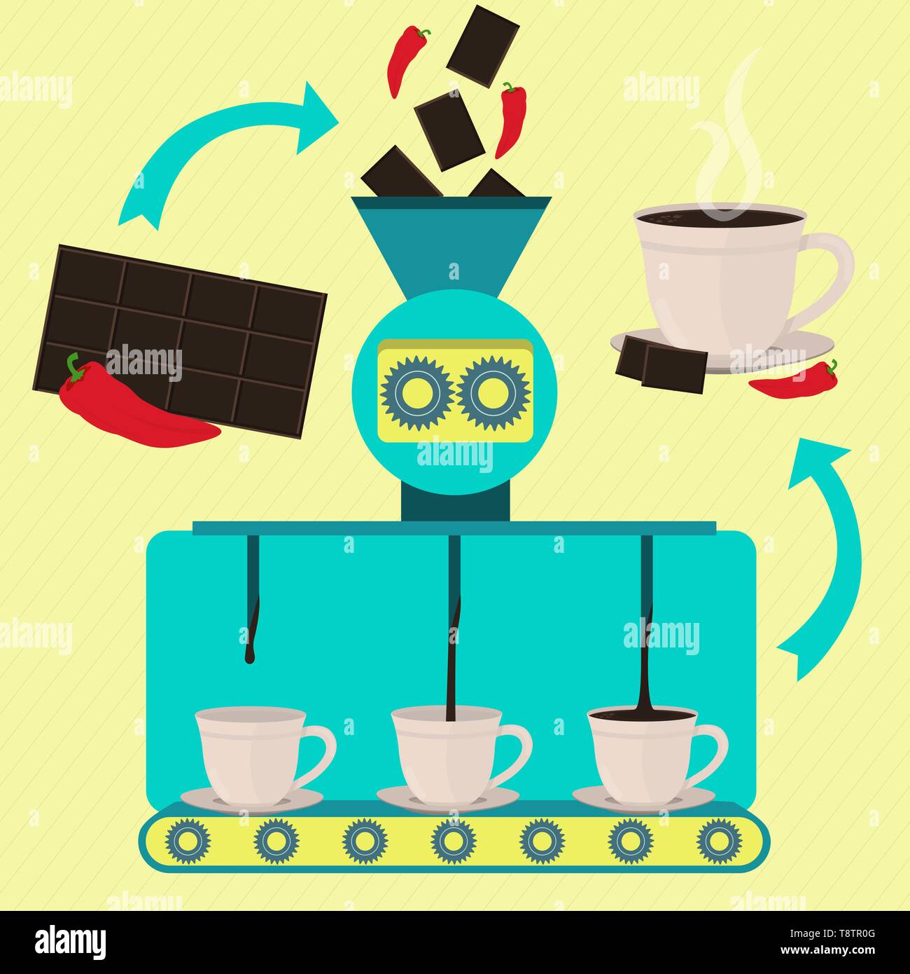 Chilli processing hi-res stock photography and images - Alamy