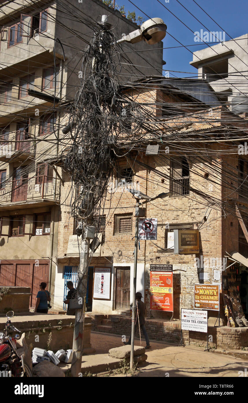 Nepal electricity hi-res stock photography and images - Alamy