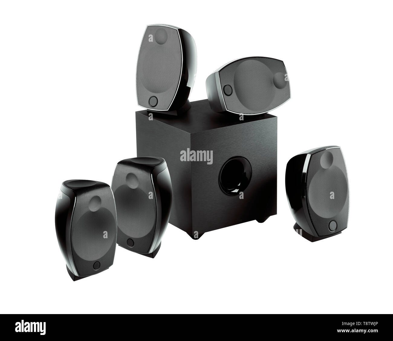 Home stereo theater music Cut Out Stock Images & Pictures - Alamy